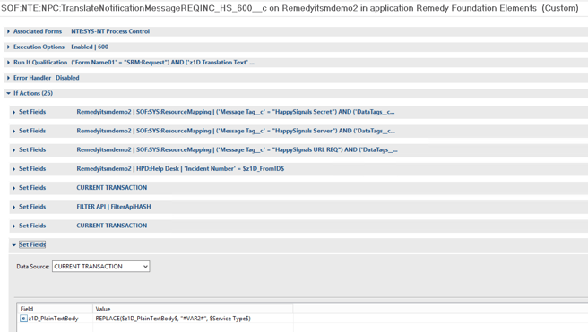 Installing the HappySignals integration for BMC Helix ITSM (Remedy) Installing the HappySignals integration for BMC Helix ITSM (Remedy)